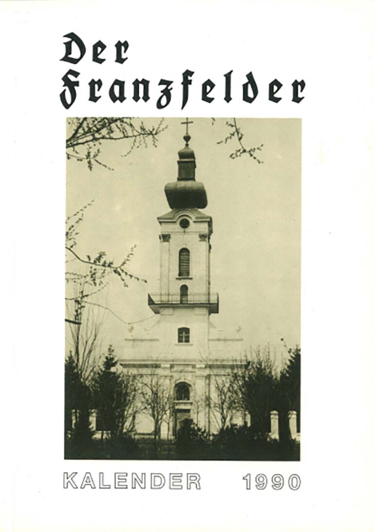 Der Franzfelder Kalender - Ausgabe 1990 - Die Franzfelder e.V.